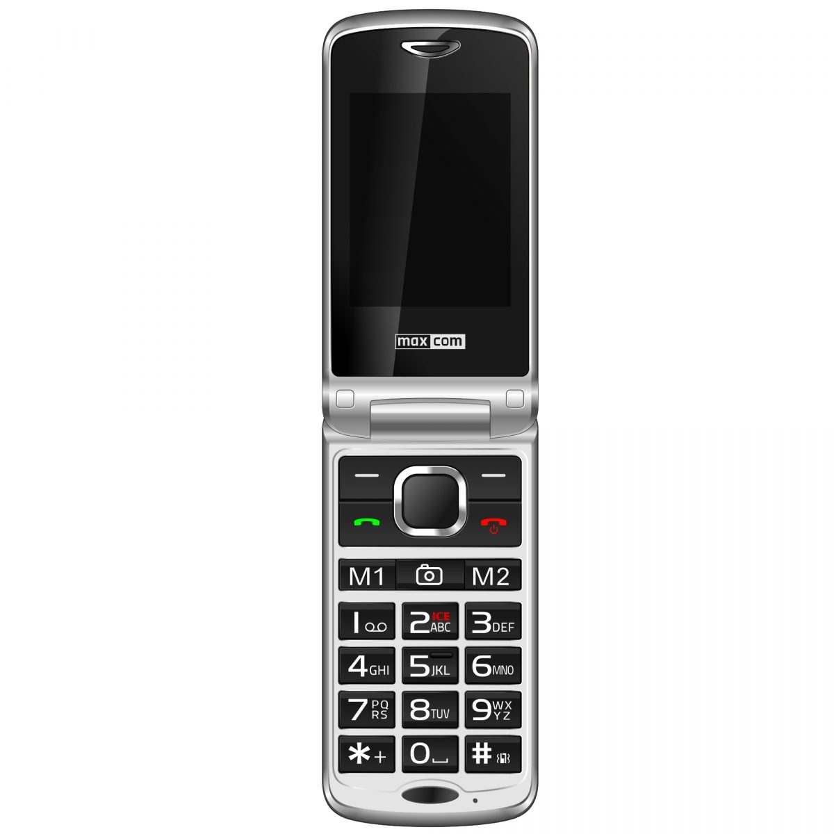 Telefon mobil Single SIM MaxCom Comfort MM831, 3G, Silver Black | World ...